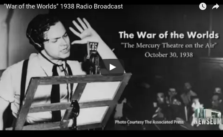 Orson Welles “War Of The Worlds” in history today: The Presteblog ...